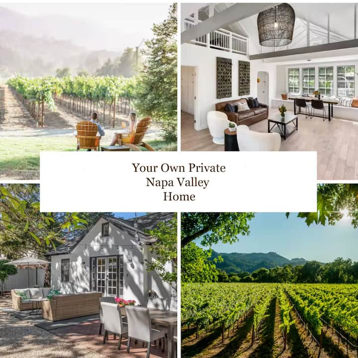 Designer Saint Helena Home! Easy Walk To Downtown! - St. Helena, CA