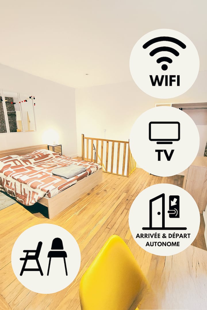 Duplex Centre-ville, 8 Min De La Gare De Montluçon - Montluçon