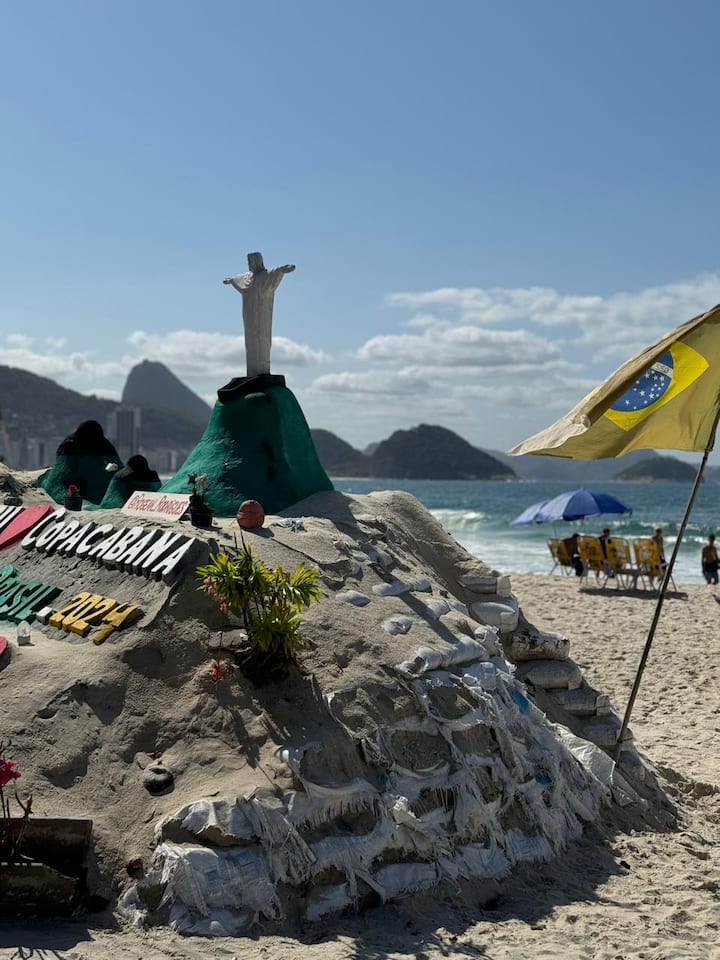 Copacabana: 100m Da Praia, 5min Da Lagoa - Brazil