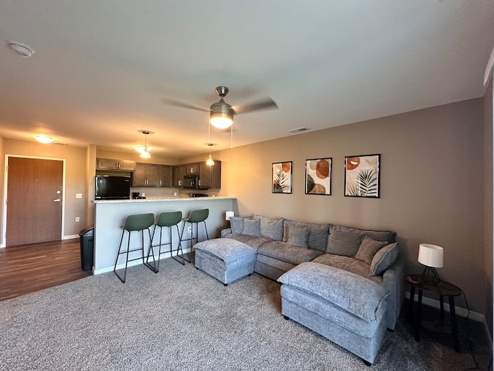 Cozy Retreat-1 Bedroom Apartment W/ Gym & Theater - Sioux Falls, SD