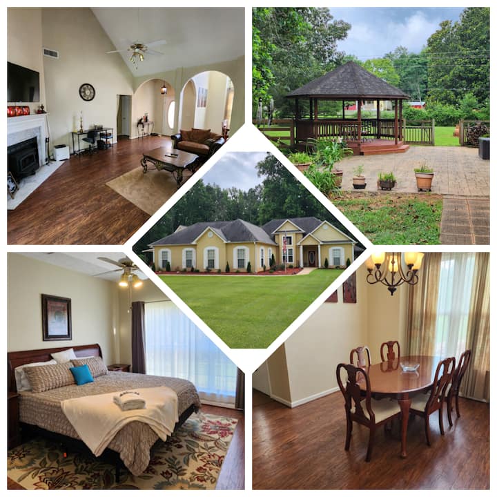 Poplar Meadow | King Bed Gazebo Pets Welcome! - Canton, GA