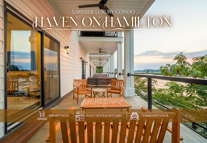 Modern Lakefront Townhome With Infinity Pool - Hot Springs, AR