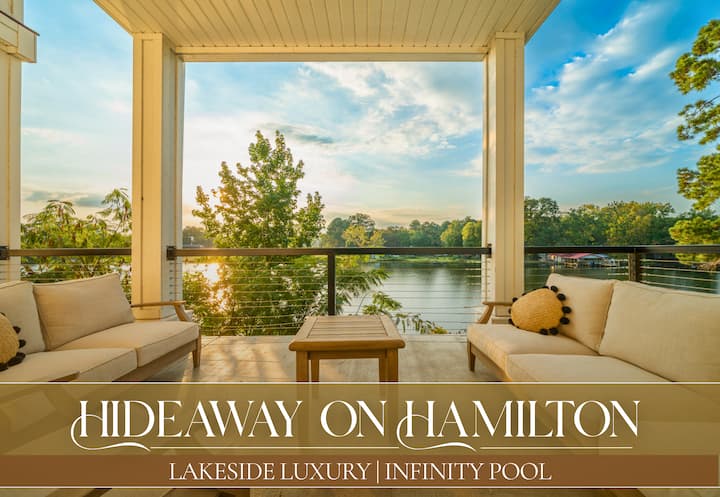 Stylish Lakefront Townhome W/ Pool & Patios - Hot Springs, AR