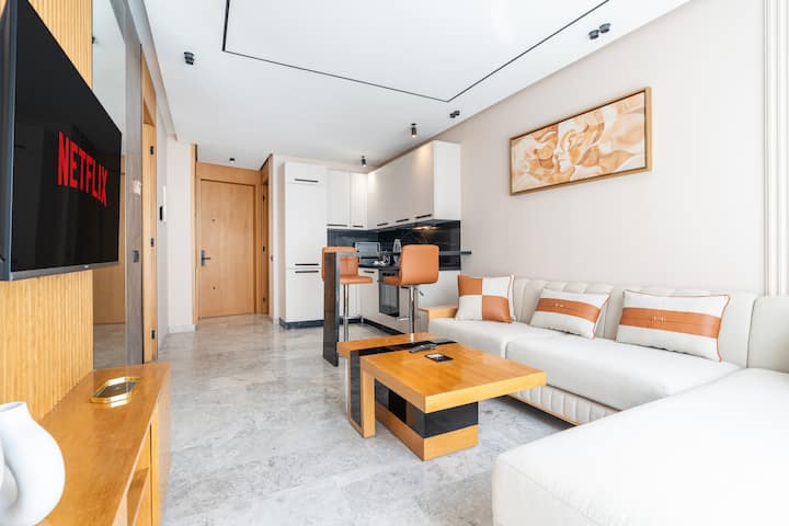 Beau Living - 1 Br - 1ba - 1wc - Sleeps 3 - Center - Casablanca, Maroc