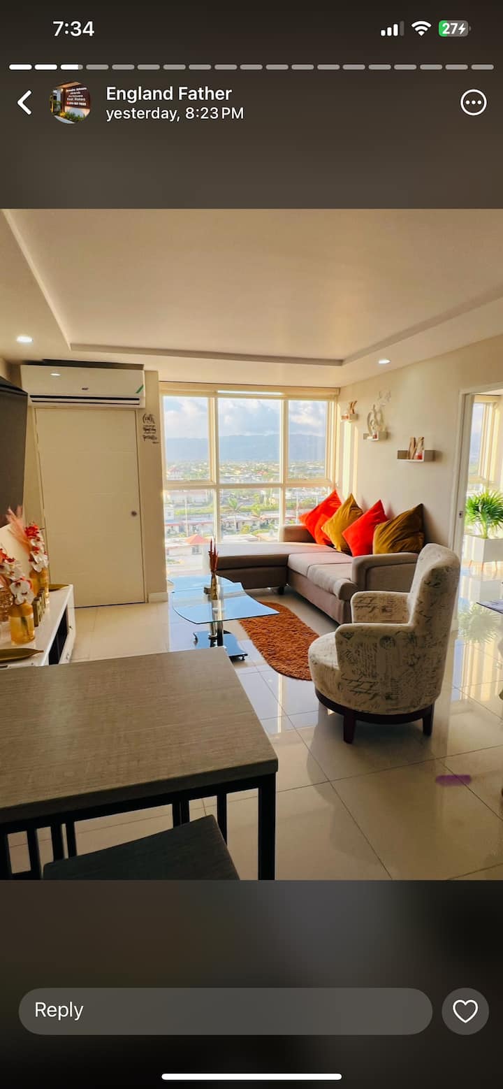 Spacious Two Bedrooms With Sea And City View - Jamaica