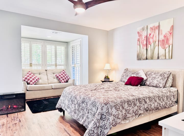 Master Bedroom Suite | Gym & Pool Oasis - Columbus, GA