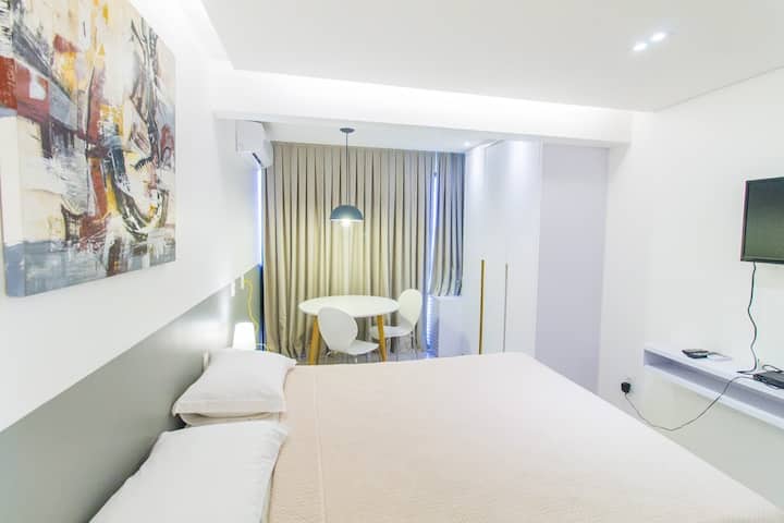 Flat Central, Charmoso E Confortável - 804 Garvey - Brasilia City