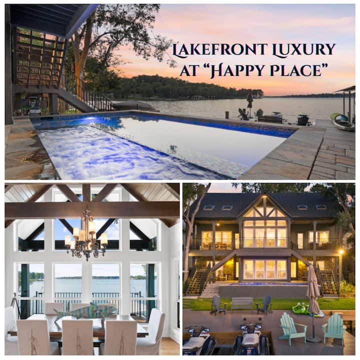 Lakefront Luxe | Pool, Spa, Jet Ski At Happy Place - Conroe