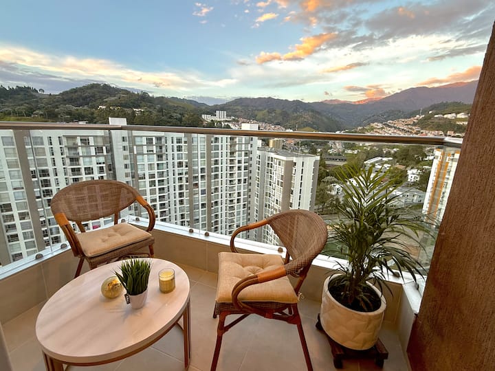 Luxury, Espectacular Vista Cerca A Cable Plaza - Manizales