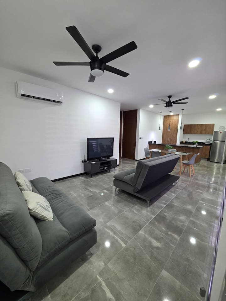 Departamento Nuevo En Temozon Norte Con Piscina. - Mérida