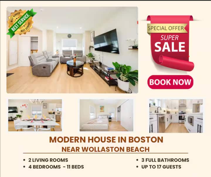 60/1 4br Boston - Cozy New Apt Near Franklin Park - Massachusetts
