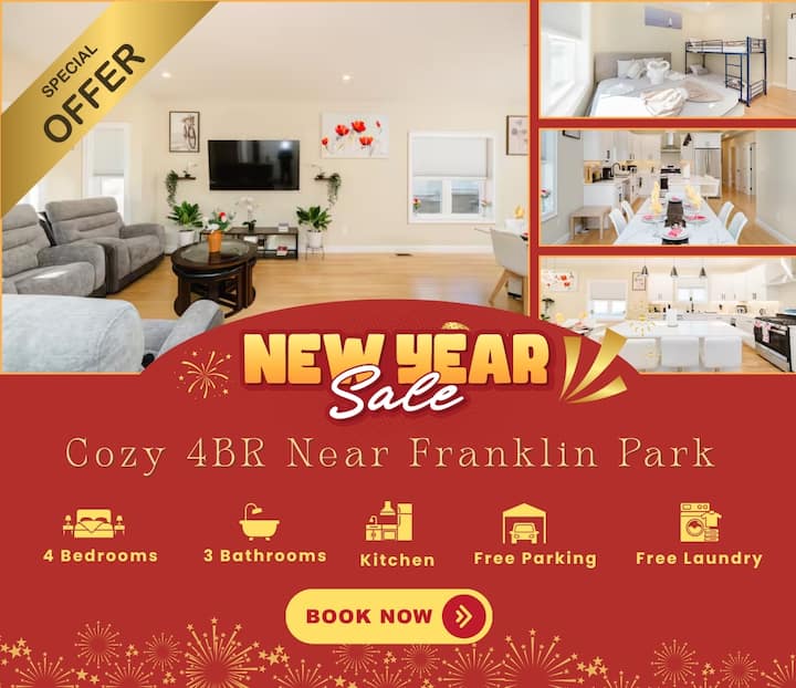60/1 4br Boston - Cozy New Apt Near Franklin Park - Boston, MA