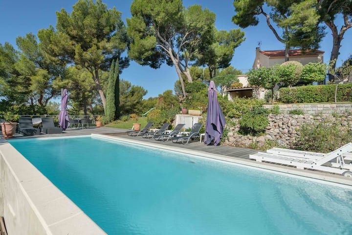 Sublime Maison Au Calme Vue Et Piscine - Aubagne