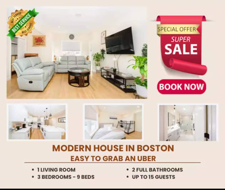 60/2 - 3br Boston | Modern Apt Near Franklin Park - Boston, MA