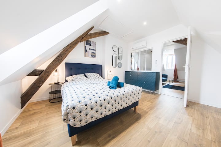 Grand T2 50 M2 • Centre-ville • Climatisation - Châtellerault