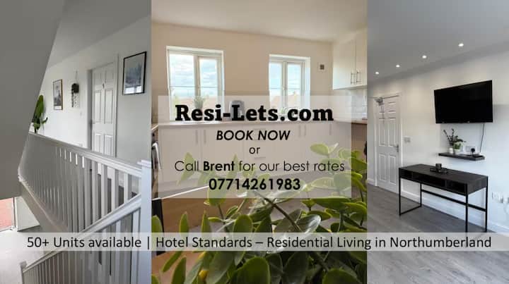 Resilets: Large 4 Bed Townhouse | Contractor Stays - Northumberland