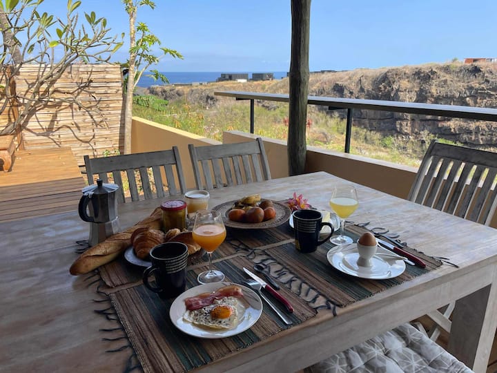 Case Paille-en-queue Trois Bassins Littoral - Saint-Leu