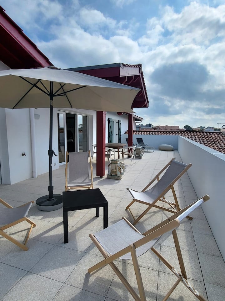 Appartement T4
 Grande Terrasse Roof Top - Bidart