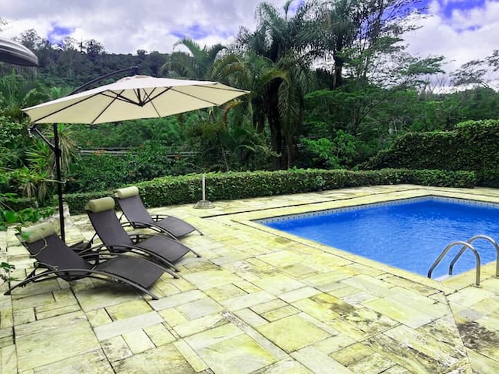 Chácara Beira Rio | Piscina E Natureza Exuberante - Holambra
