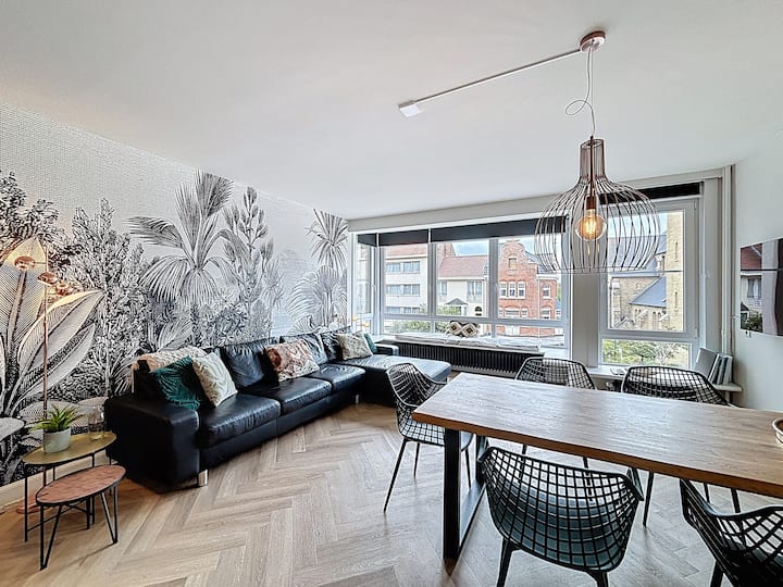 Ppartement La Joliette - Vue Latérale Sur La Mer - La Panne