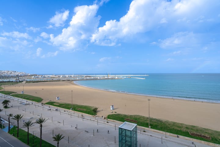Appartement Familial Avec Vue Sur Mer - Tangier