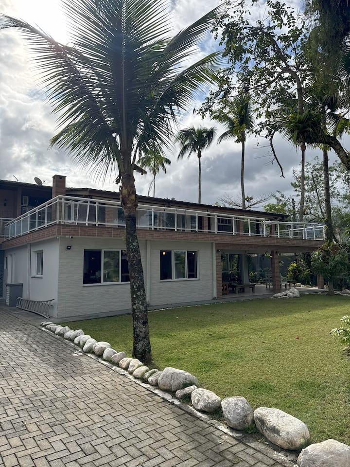 Casa Coral - Pé Na Areia | A Casa + Bonita Da Orla - Ubatuba