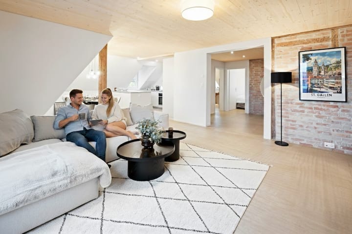 Bliv : Appartement éLégant 4 Chambres Centre-ville - Saint-Gall