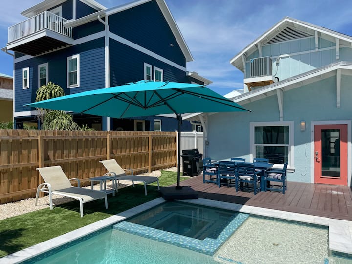 3 Minute Walk To Beach~heated Pool~spa~firepit~bbq - Bradenton Beach