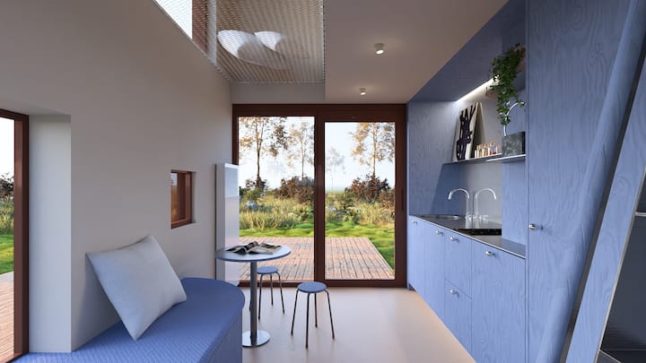 Oseraie Cabins - Lodge Bleu - Près De Maastricht - Eijsden