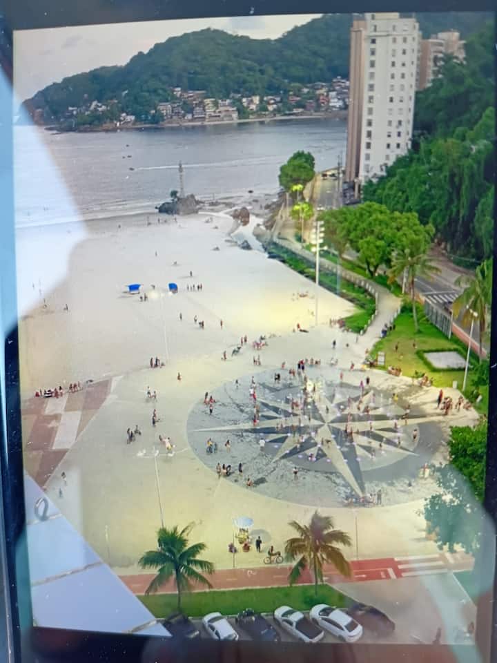 Apartamento Biquinha Frente Ao Mar - Sao Vicente, Brazil