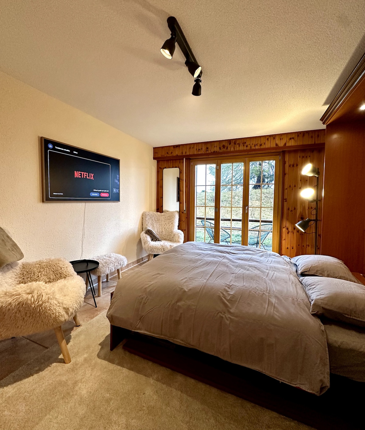 Am Fuße der Piste und 5 Minuten von den Bains d'Hérémence entfernt ...