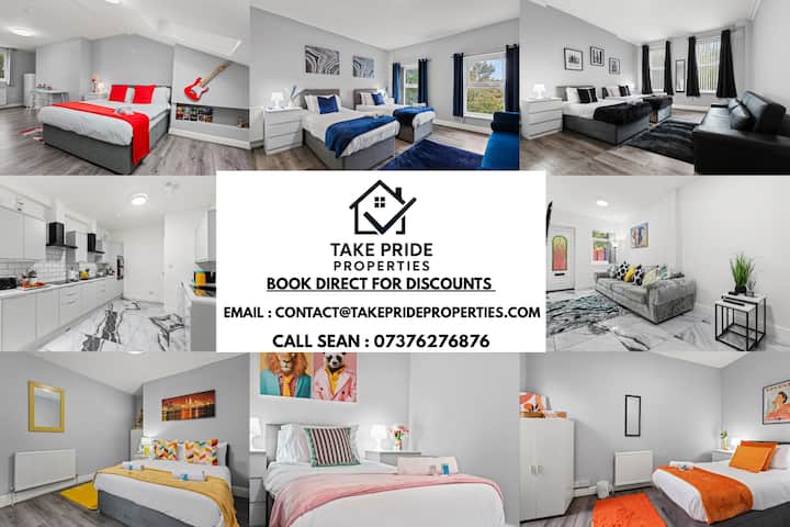 6 Bed Room/contractors/parking /Big Groups/3 Baths - Liverpool