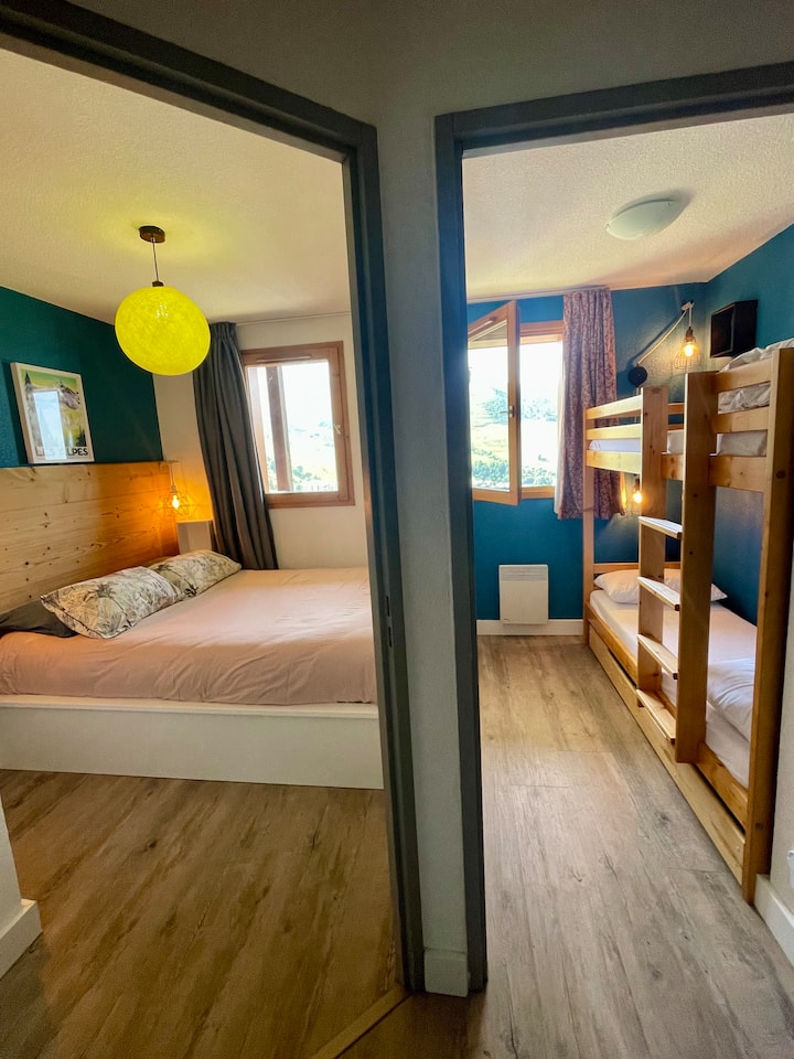 Appartement Cosy & Rénové 4/6 Personnes - Saint-François-Longchamp