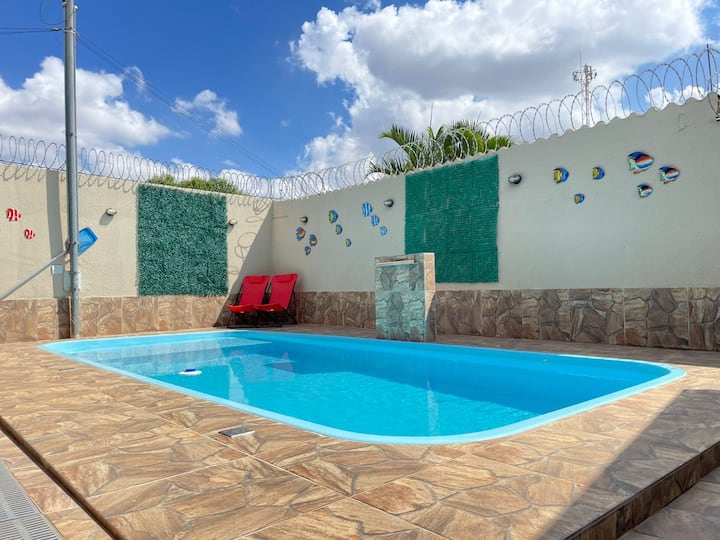 Espaço Com Piscina Aquecida, Hidro E Garagem - Anápolis