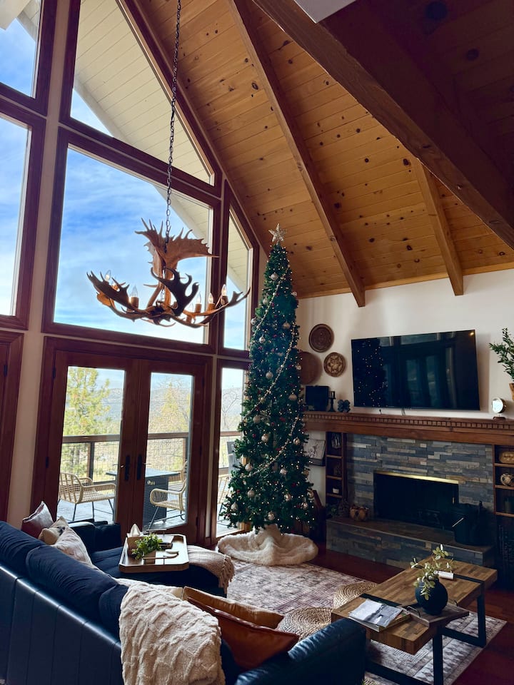 Starry Skye Chalet Aframe•2 Min To Slopes•gym/spa - Big Bear Lake, CA