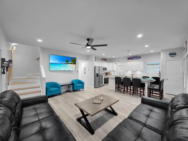 Beachfront-heated Pool | Hot Tub | Lift | Sleep 24 - Crystal Beach, TX