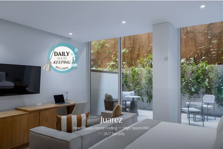 Capitalia | Cozy Studio + Gym & Rooftop Retreat - Ciudad de México