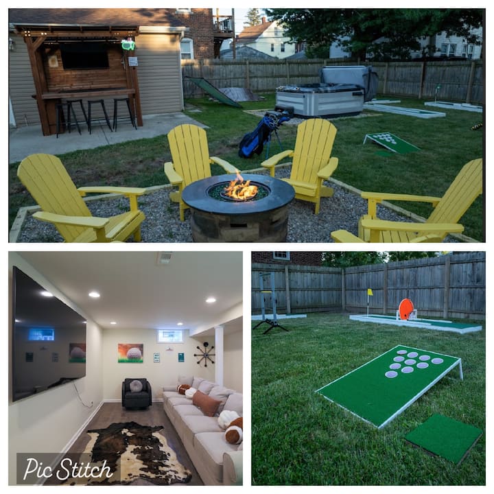 The 19th Hole In Birdietown-4bd/3bath-mini Golf - Ohio