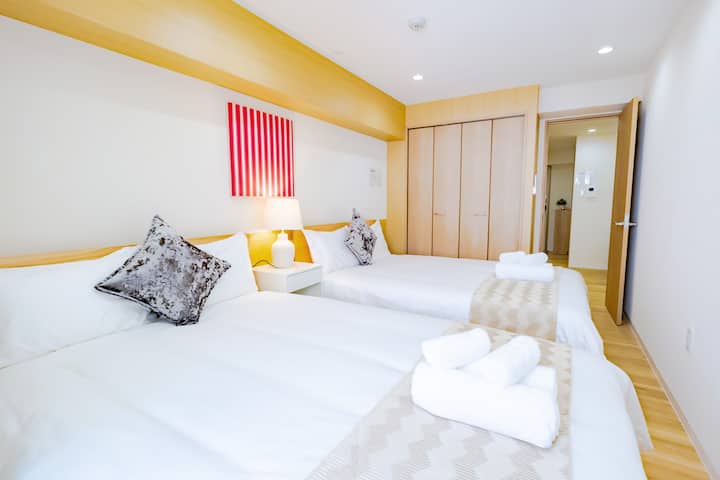 駅近1分/2ベッドルーム/最大8人/四天王寺/梅田・天王寺へ乗換なし/アクセス便利/402/new - Japan