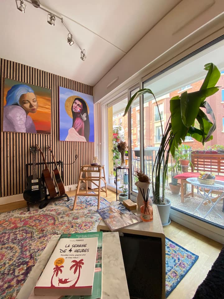 Charme Et Vue Paris 20e Atelier D’artiste - Paris