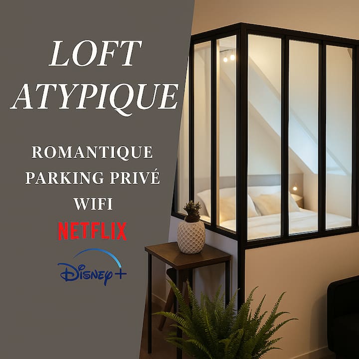 Loft Atypique | Verrière • Netflix • Parking Privé - Amiens