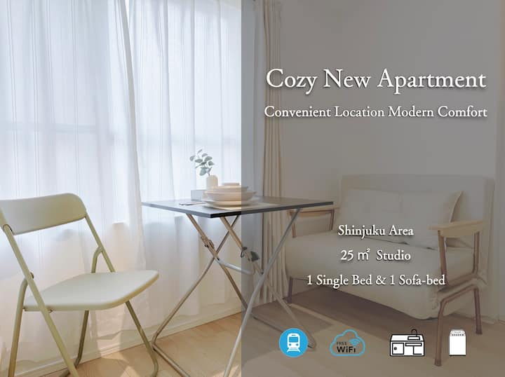 Sner2-cozy Apartment Convenient Location Modern25㎡ - Shinjuku