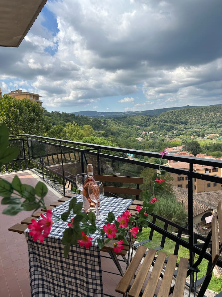 Casa Vacanza Con Balcone E Incantevole Vista - Bracciano