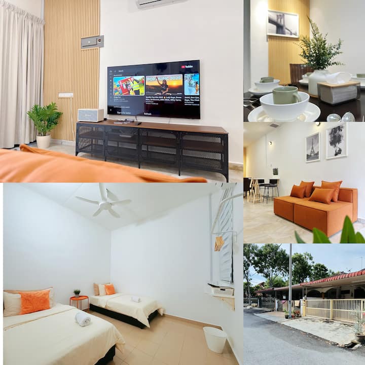 6pax Bm大山脚 Singlestorey Alma 8minute To Aeon Mall - Bukit Mertajam
