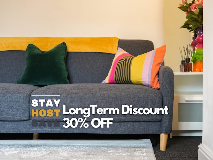Long-stay | 30% Off | 3 Bed House | Free Parking - Derby