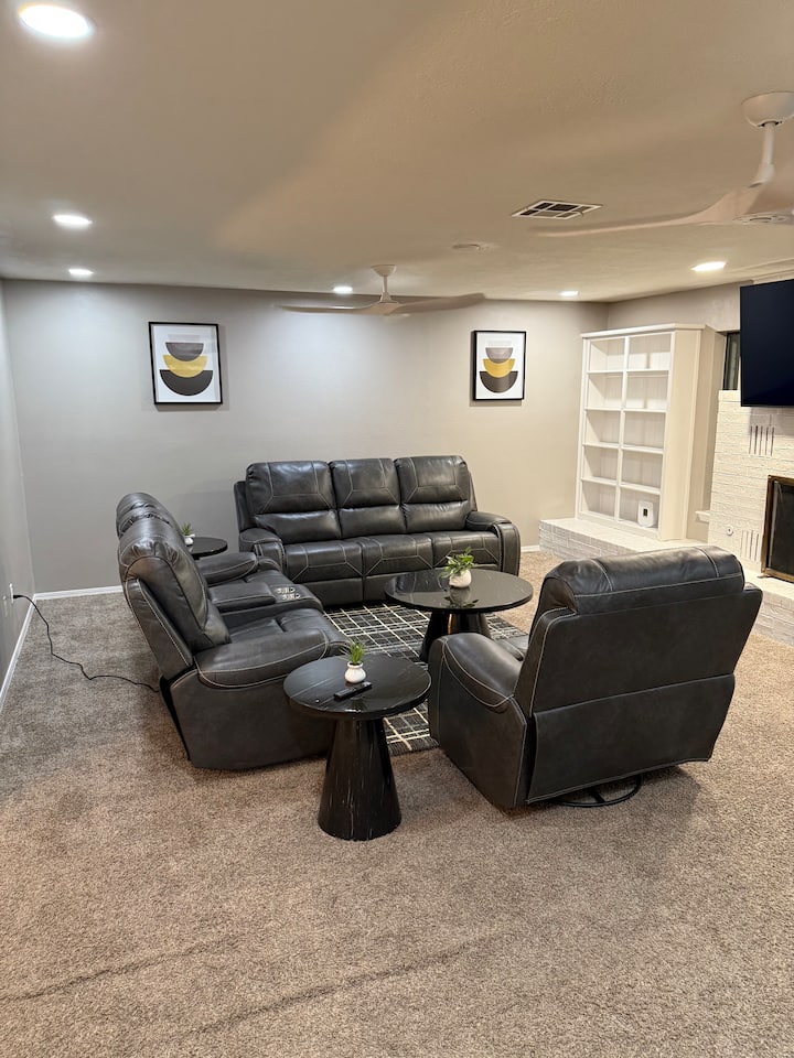 Cozy Furnished 3br With Fire-pit Patio - Lake Louis Burtschi, OK