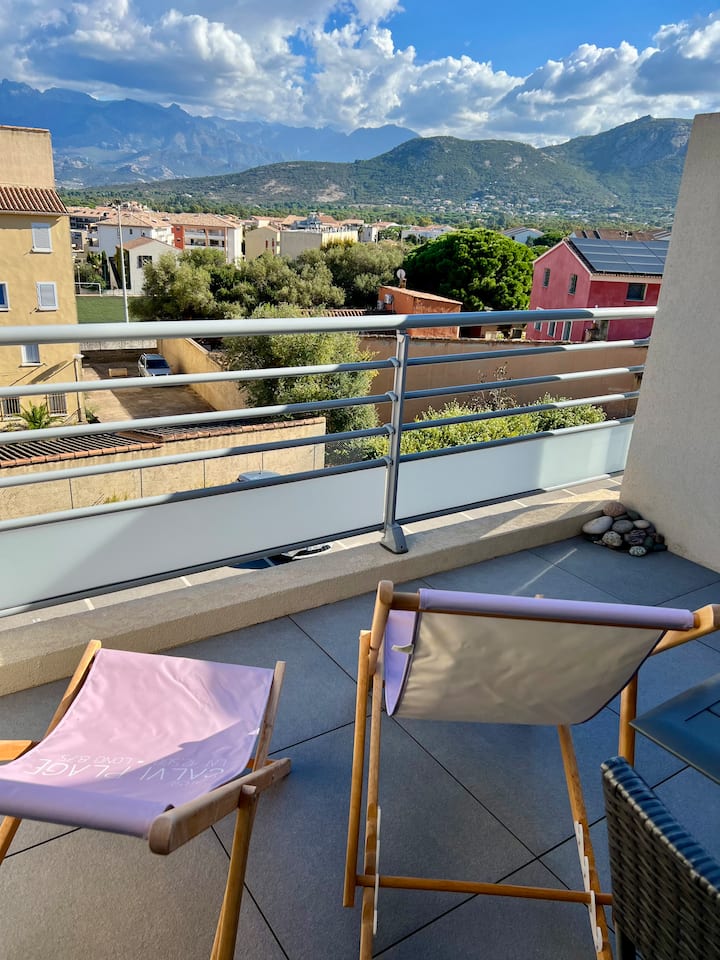 Calvi - Joli Studio De 21m², Terrasse De 13m² S-e - Calvi