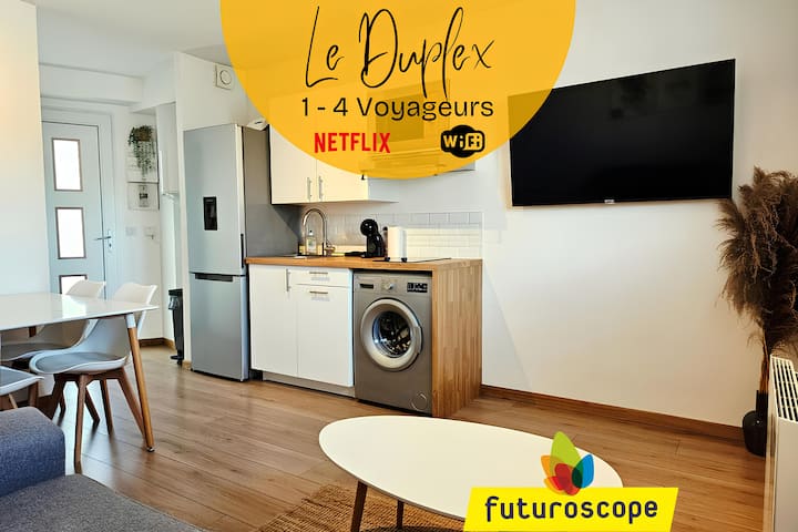 Le Duplex - 3 Min à Pied De La Gare - 1/4 Pers - 푸아티에