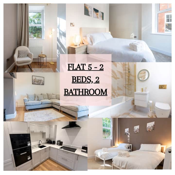 2 Br Apartment -Private Off Road Parking - Newport