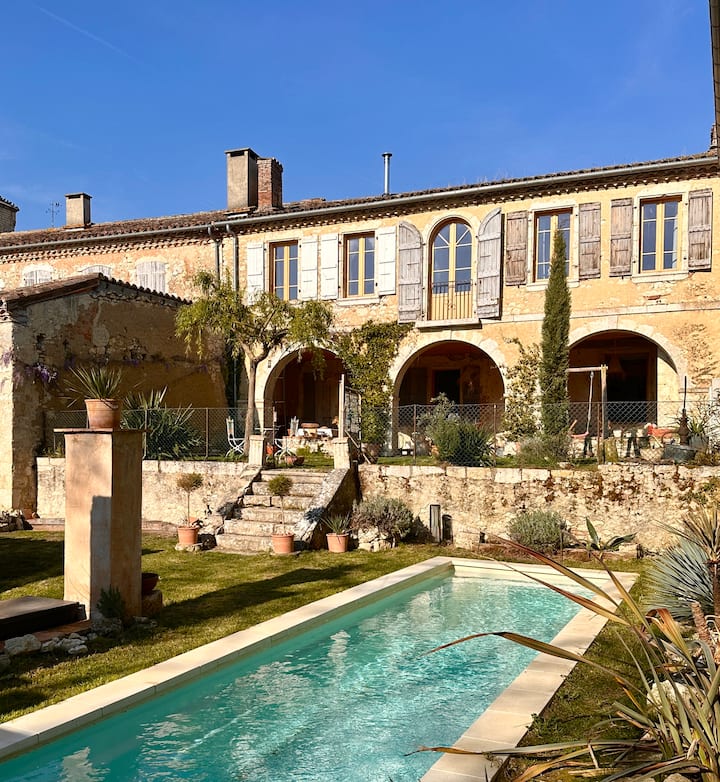 Grande Maison Familiale De Charme - Gers